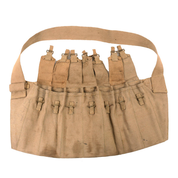 British P-1903 Leather Five Pocket Bandolier, P1903, Pattern 1903 ...
