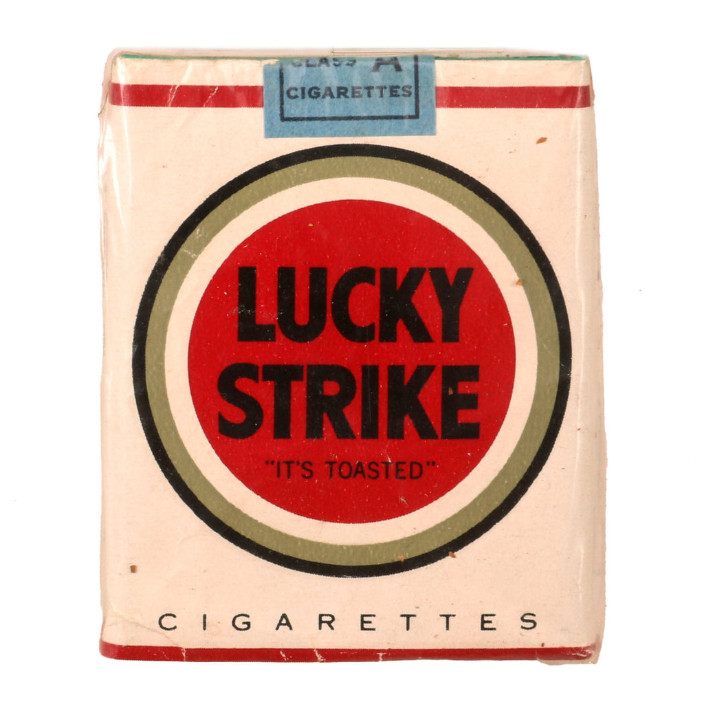 Original U.S. WWII Lucky Strike Cigarettes Lot - Empty Carton, Pack, a ...