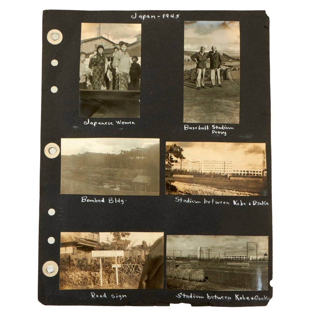 Original U.S. WWII 40th Troop Carrier Squadron Scrapbook Pages with 15 ...
