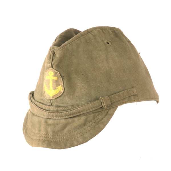 Original WWII Japanese Special Naval Landing Forces Cotton Forage Cap ...