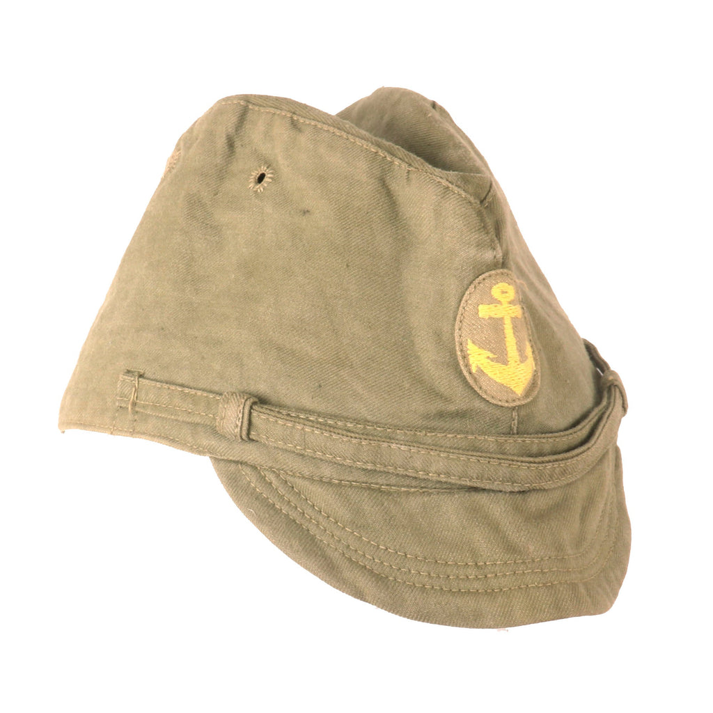 Original WWII Japanese Special Naval Landing Forces Cotton Forage Cap ...