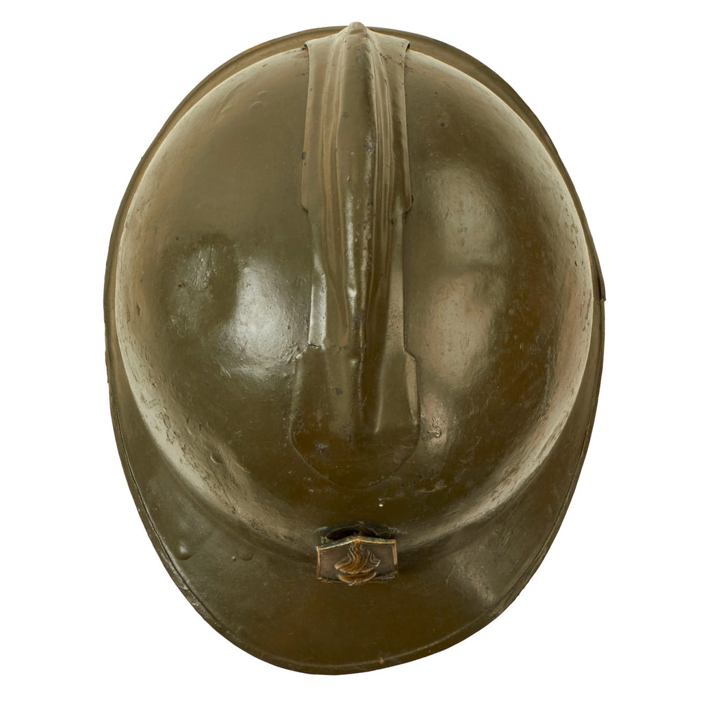 Original Italian WWI / 1920s “Lippmann Model” Adrian Helmet with 4th F ...