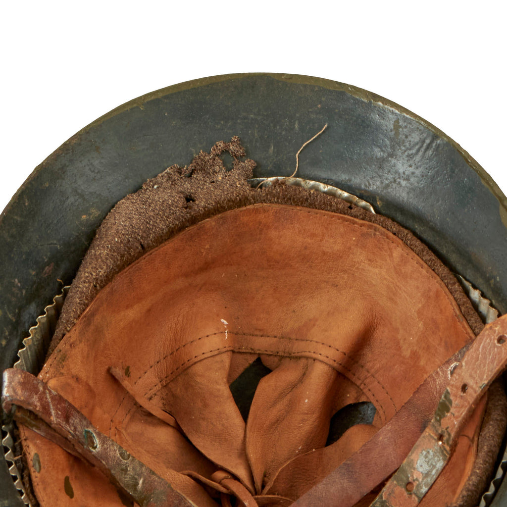Original Italian WWI / 1920s “Lippmann Model” Adrian Helmet with 4th F ...
