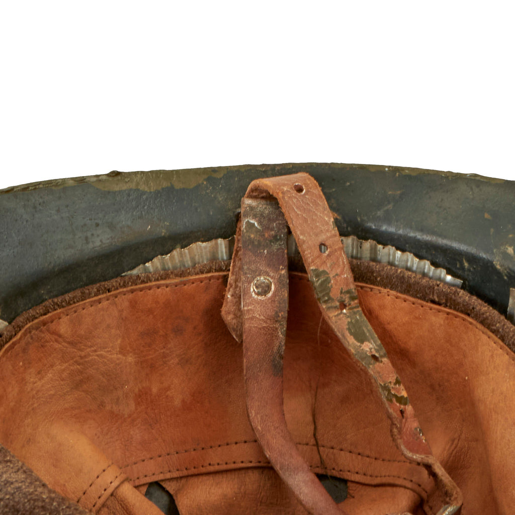 Original Italian WWI / 1920s “Lippmann Model” Adrian Helmet with 4th F ...