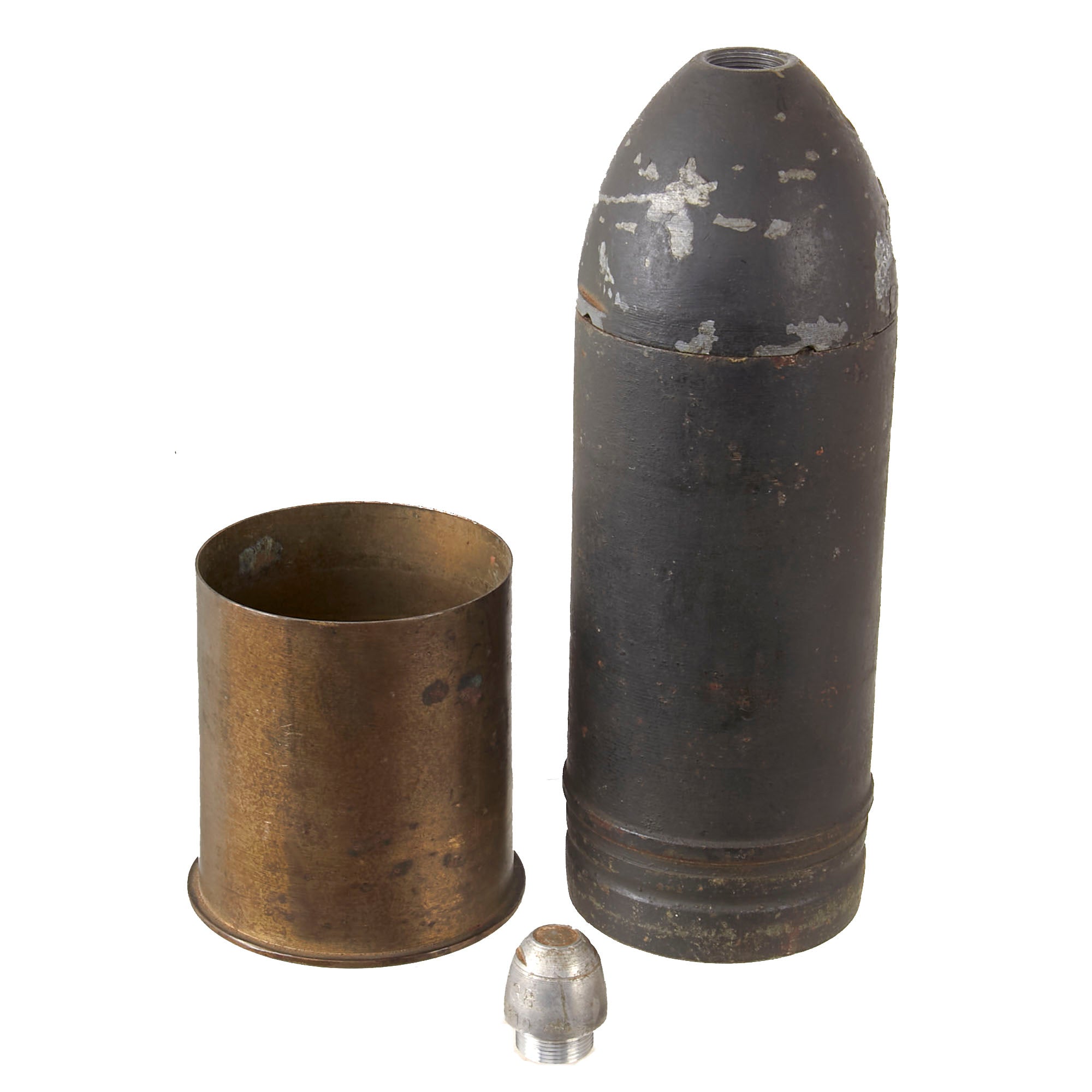 Original German WWII 7.5cm le.IG 18 Light Infantry Gun Round & Shell C ...