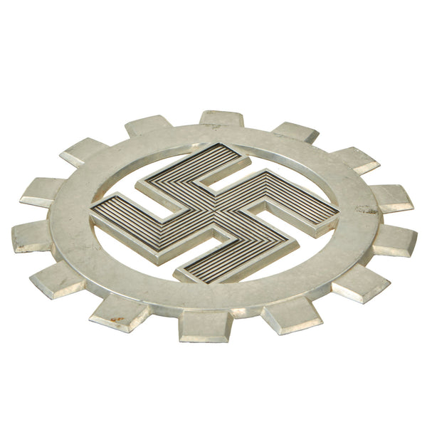 Original German WWII DAF Labor Front Aluminum Wall Sign - Deutsche Arb ...