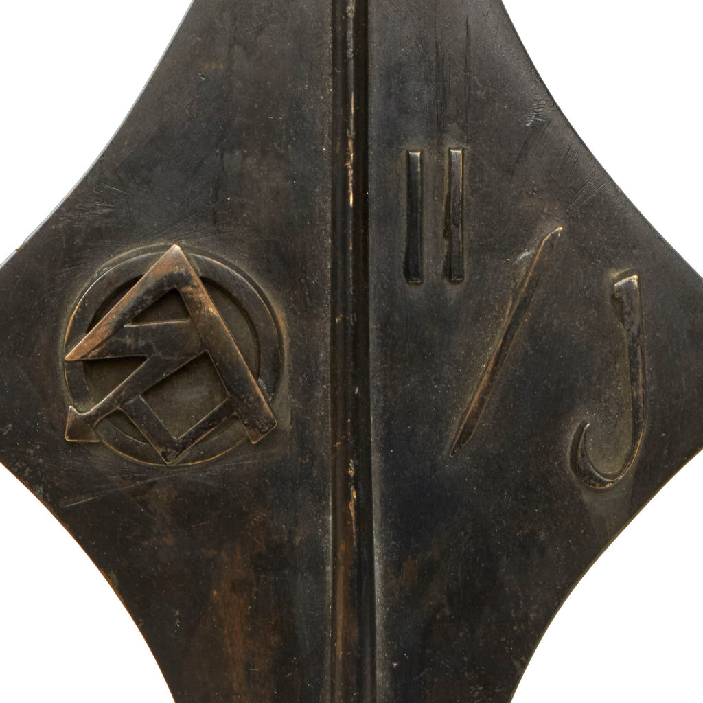 Original German WWII SA II Jäger Unit Brass Flag Pole Finial - Sturmab ...