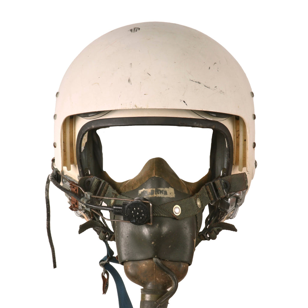 Original U.S. Vietnam War USN Pilot APH-6A Flight Helmet with Oxygen ...