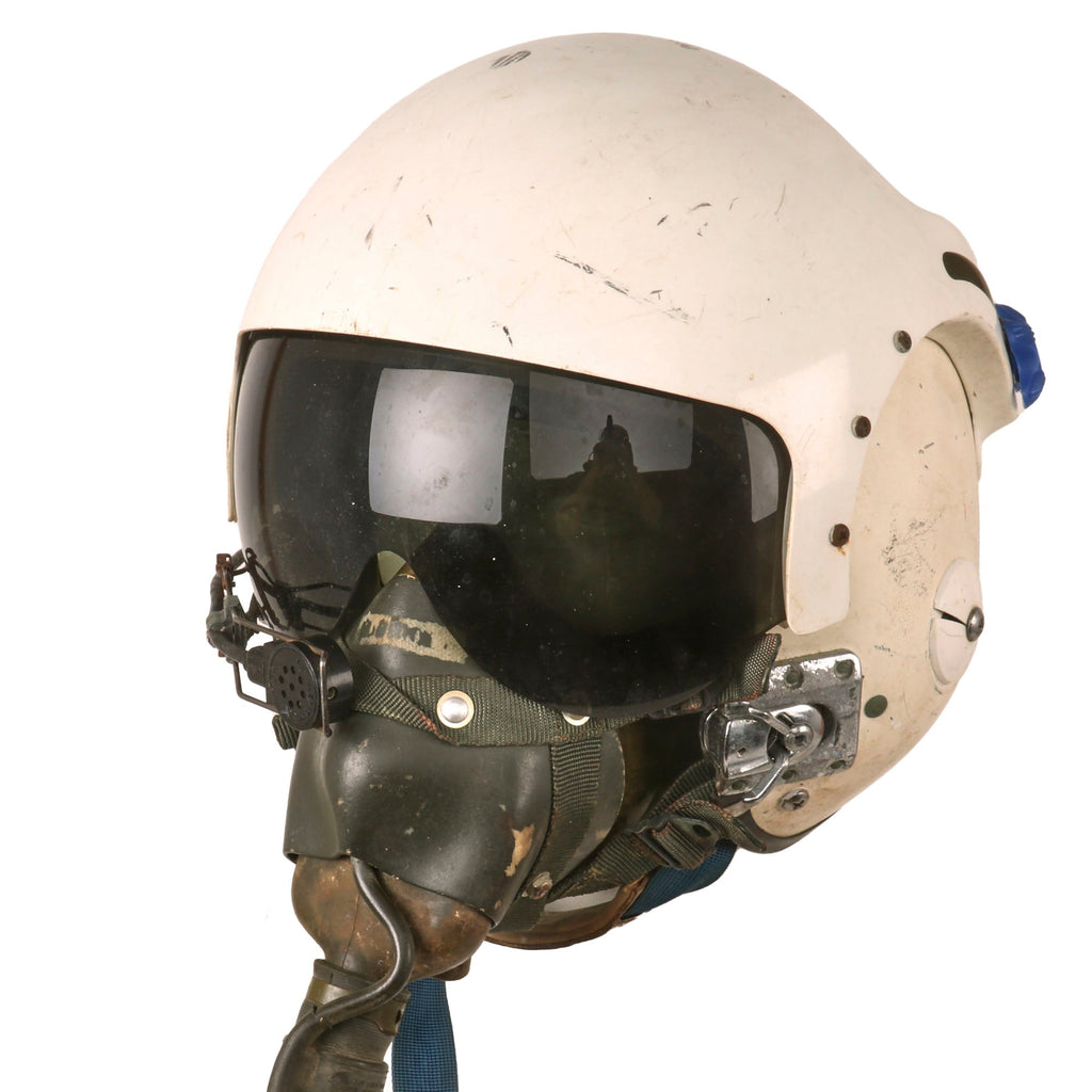 Original U.S. Vietnam War USN Pilot APH-6A Flight Helmet with Oxygen ...