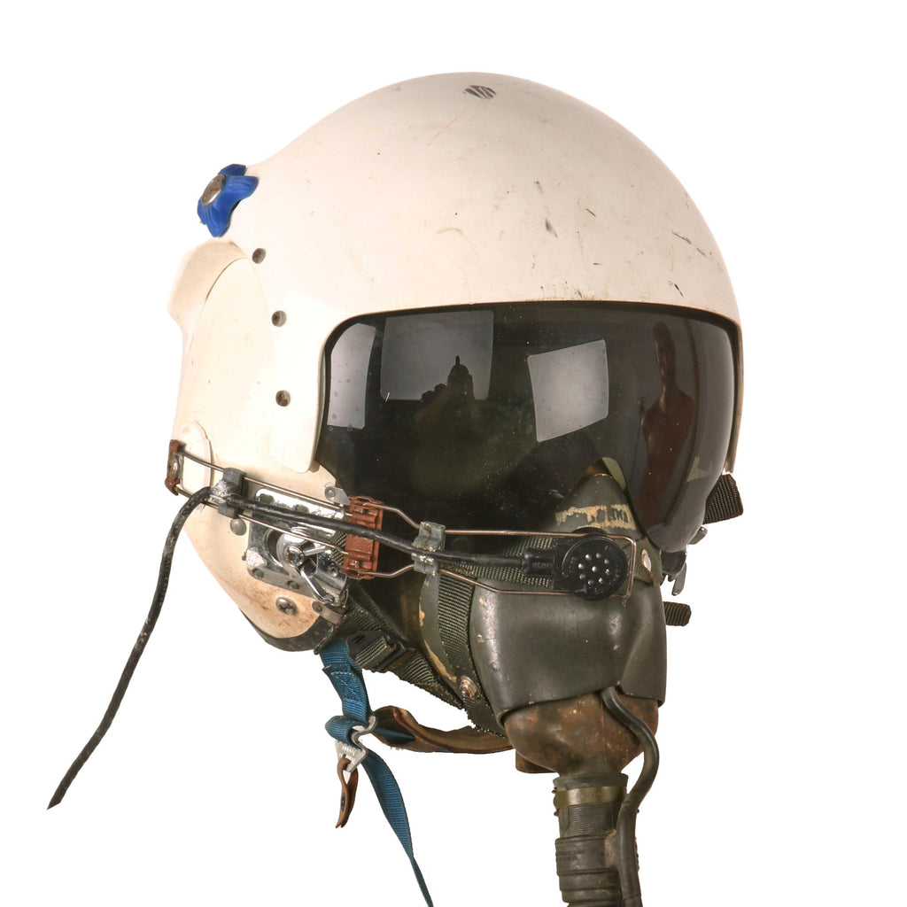 Original U.S. Vietnam War USN Pilot APH-6A Flight Helmet with Oxygen ...