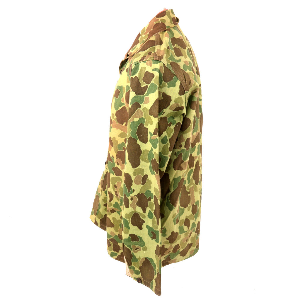 Original U.S. WWII USMC P44 Frogskin Reversible Camouflage HBT Shirt ...
