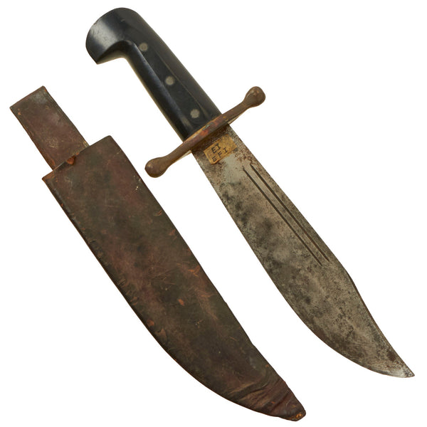 Original U.S. WWII Case XX V44 Pilot Survival Kit Bowie Knife with Sca ...