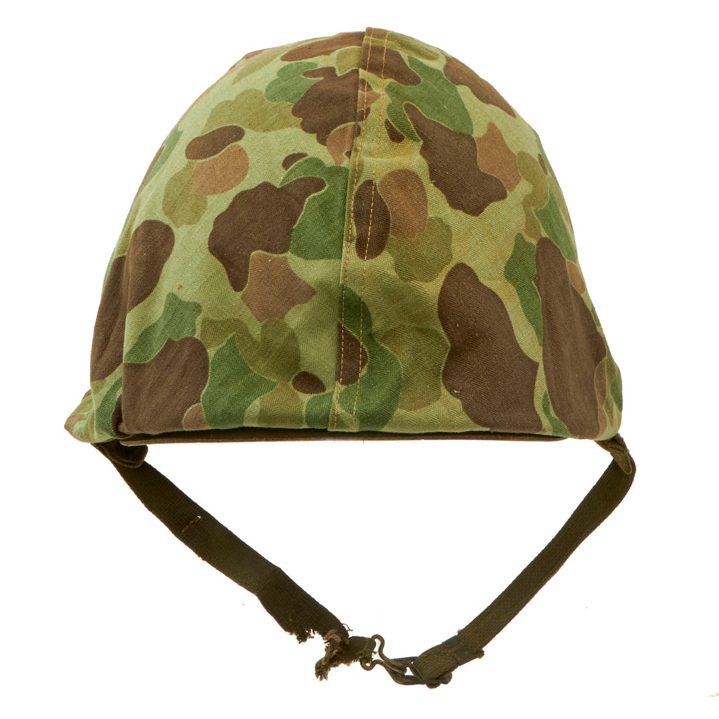 Original U.S. Korean War USMC M1 Helmet with Seaman Paper Company Line ...