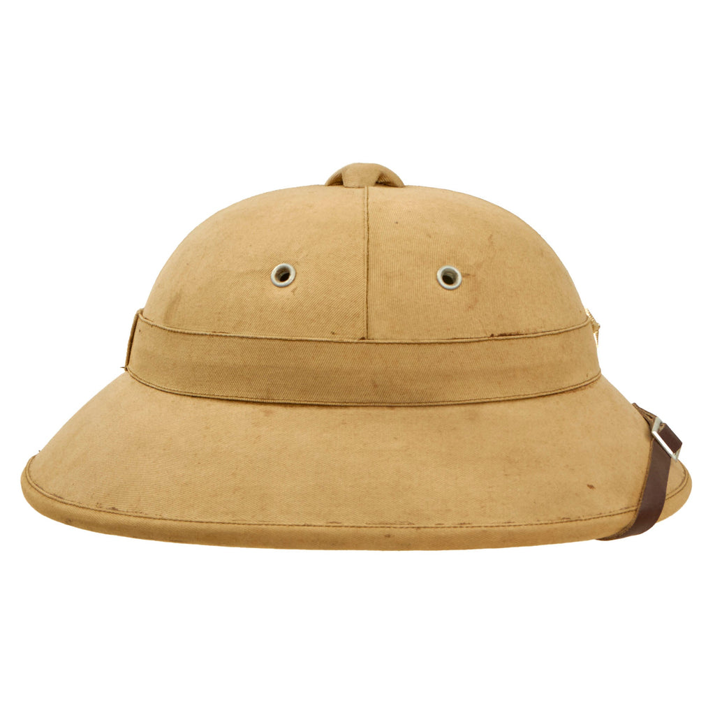 Original Vietnam War North Vietnamese Army Viet Cong Pith Sun Helmet w ...