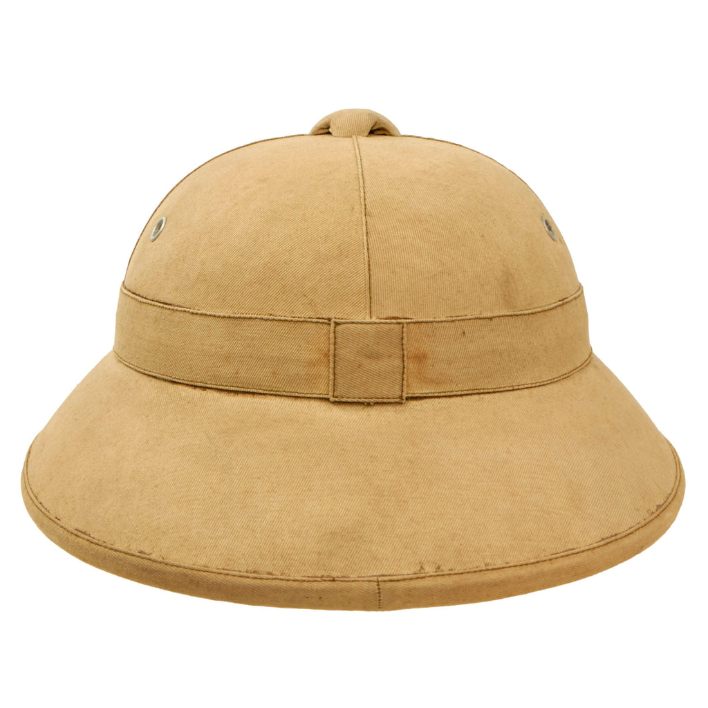 Original Vietnam War North Vietnamese Army Viet Cong Pith Sun Helmet w ...