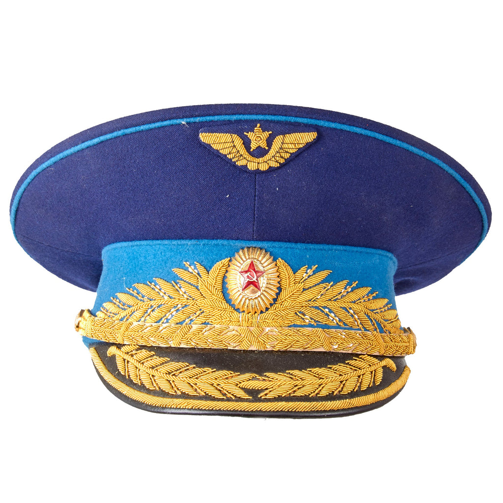 Original Soviet Russian Cold War Soviet Air Force General's Visor Cap ...