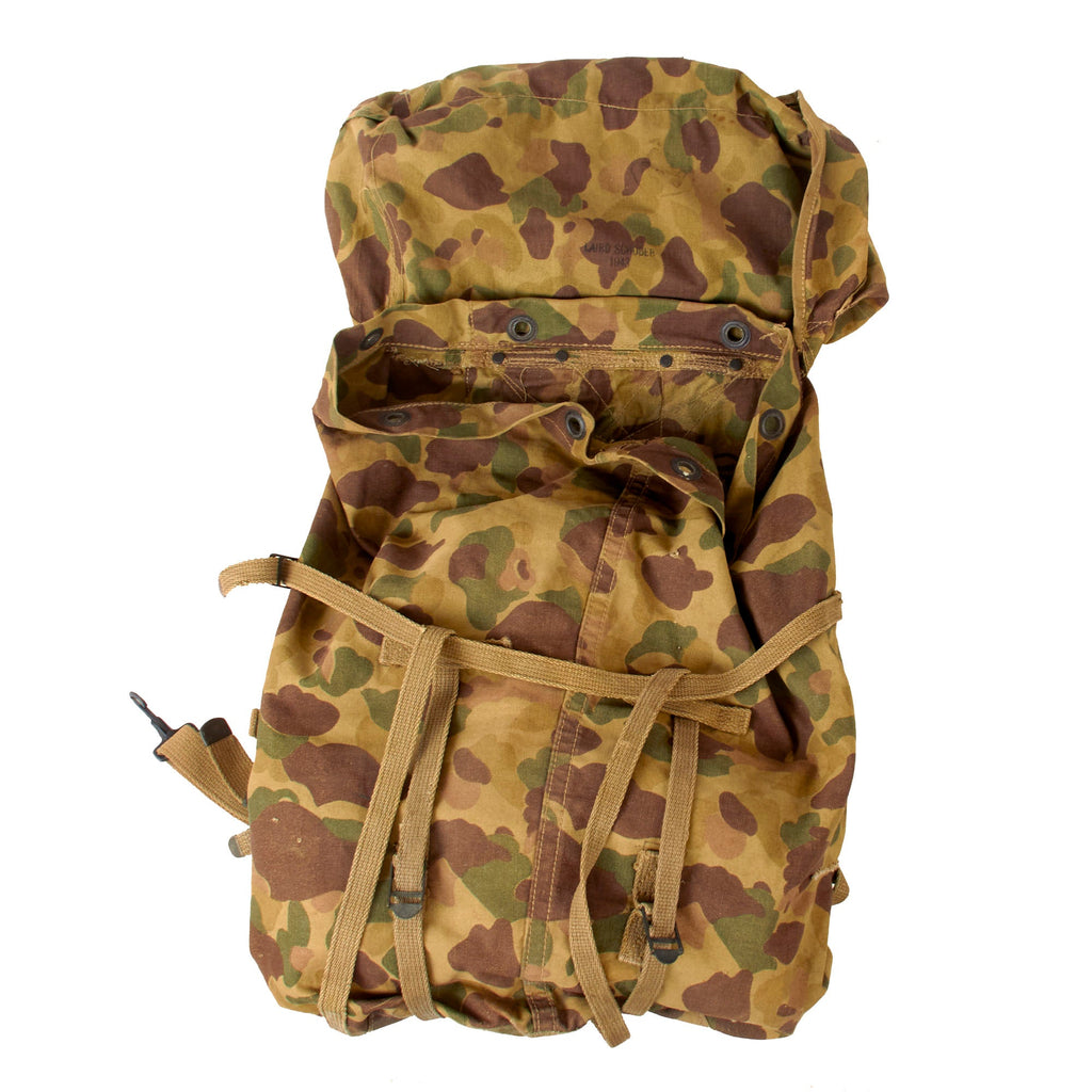 Original U.S. WWII M1942 Frogskin Camouflage Jungle Pack by Laird Scho ...