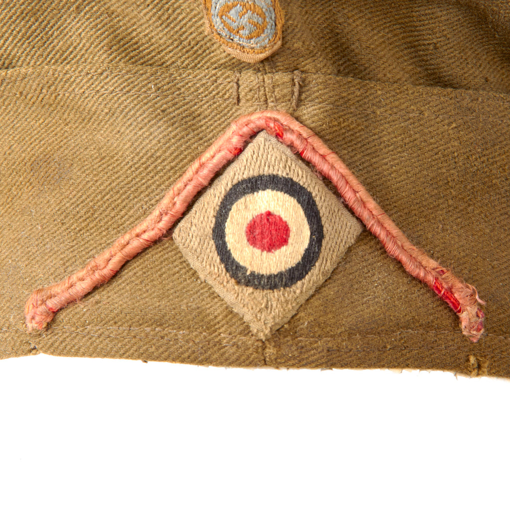 Original German WWII DAK Afrikakorps Panzer EM-NCO M38 Overseas Cap Si ...