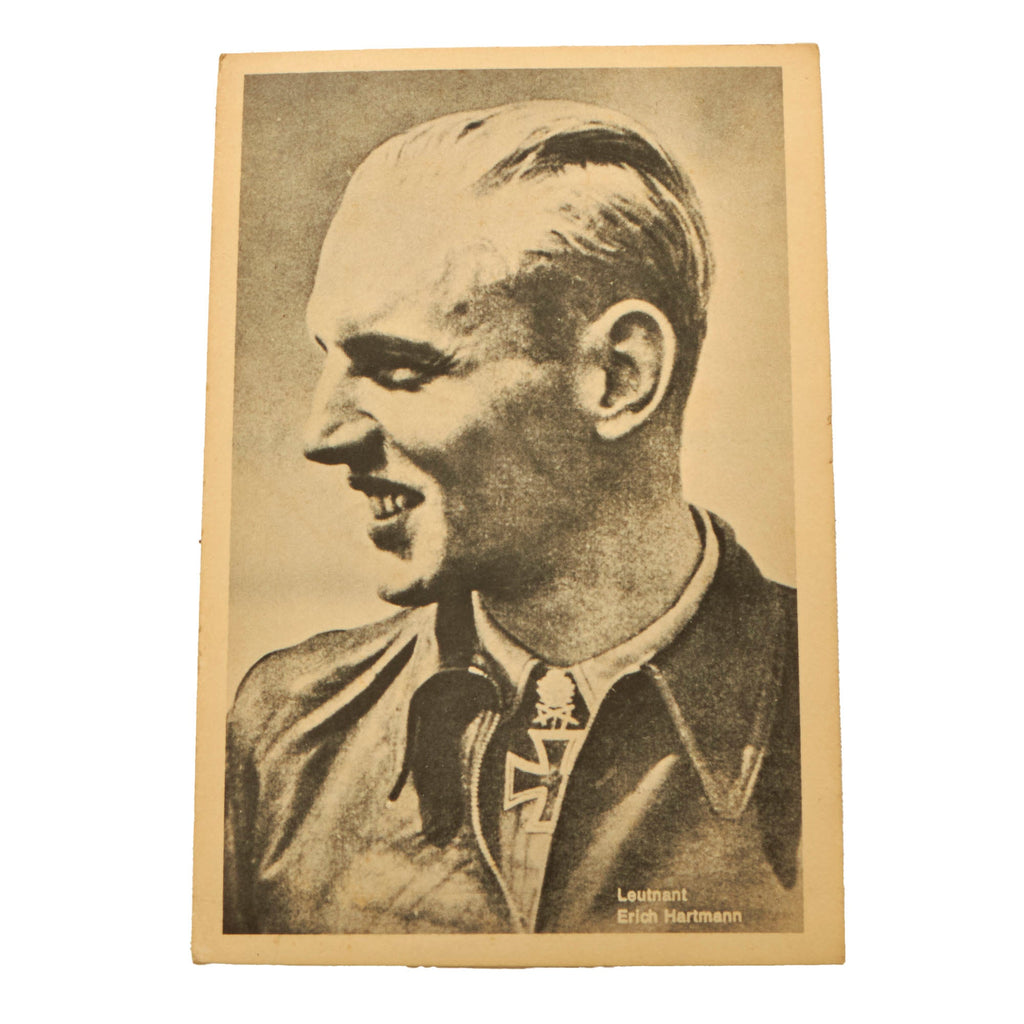 Original German WWII Framed Flying Ace Erich Hartmann Signed Reprinted ...
