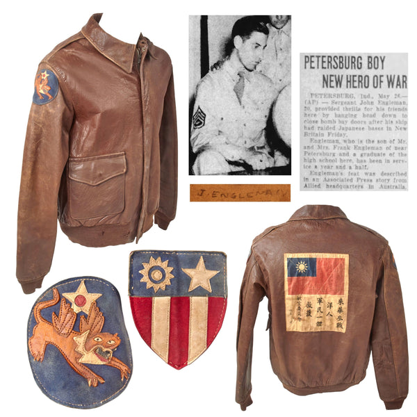 Original U.S. WWII B-26 “Kansas Comet II” Engineer Sgt. John Engleman ...