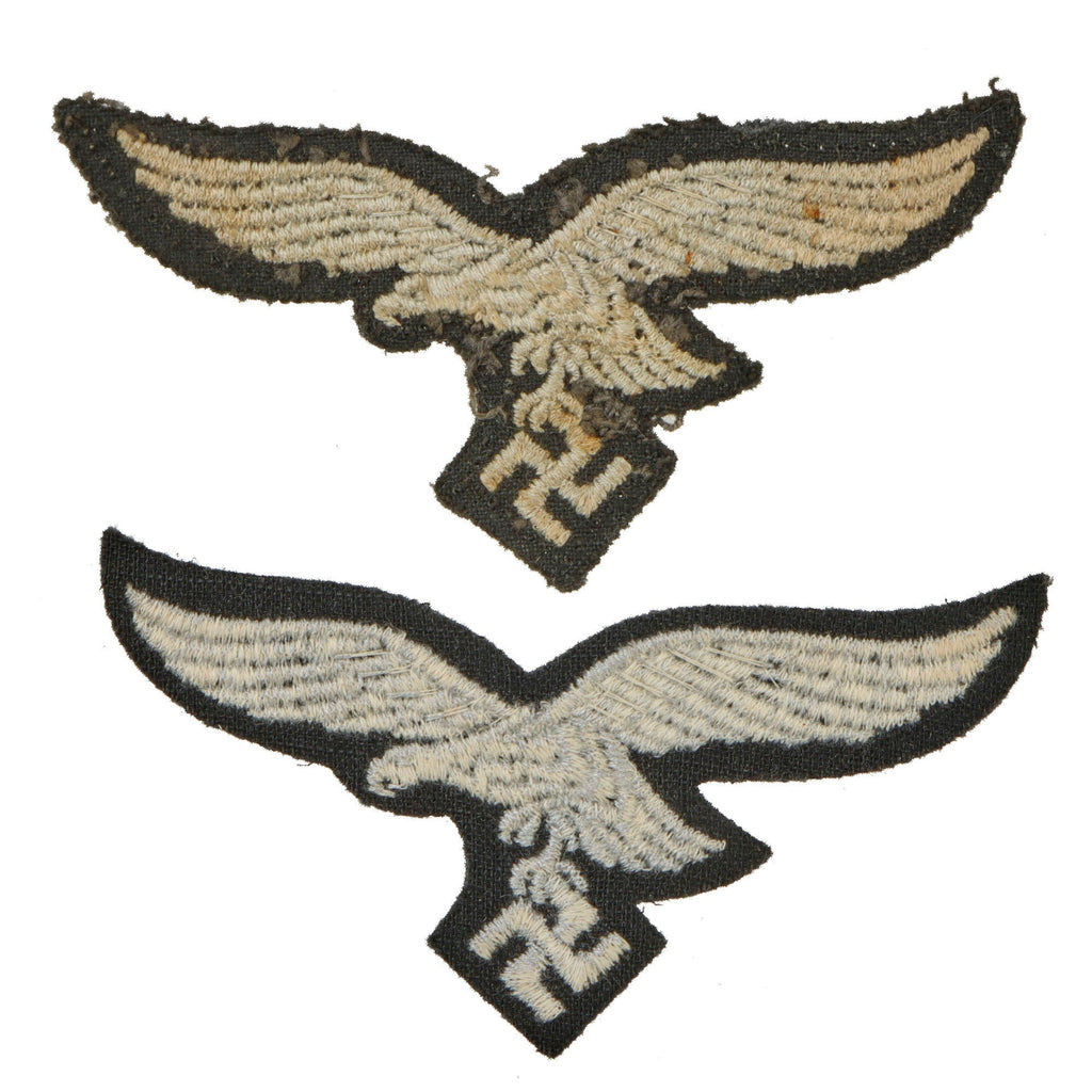 Original German WWII Luftwaffe Air Force Embroidered Insignia and Awar ...