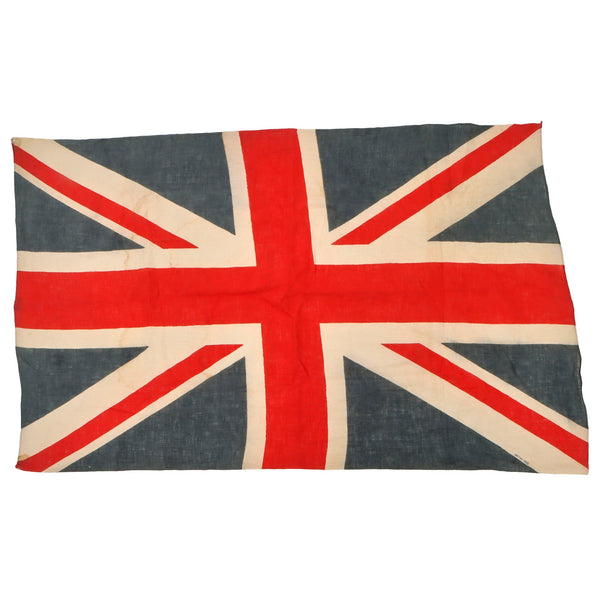 Original British WWII Era Union Jack Printed “British Made” Wool Flag ...