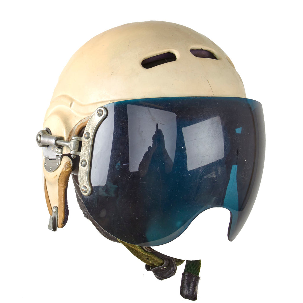 Original Soviet Cold War Soviet Air Forces MiG Jet Pilot ZSh-3 Helmet ...