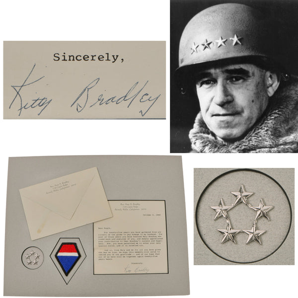 Original U.S. WWII General Omar Bradley’s 12th Army Group Patch & Gene ...
