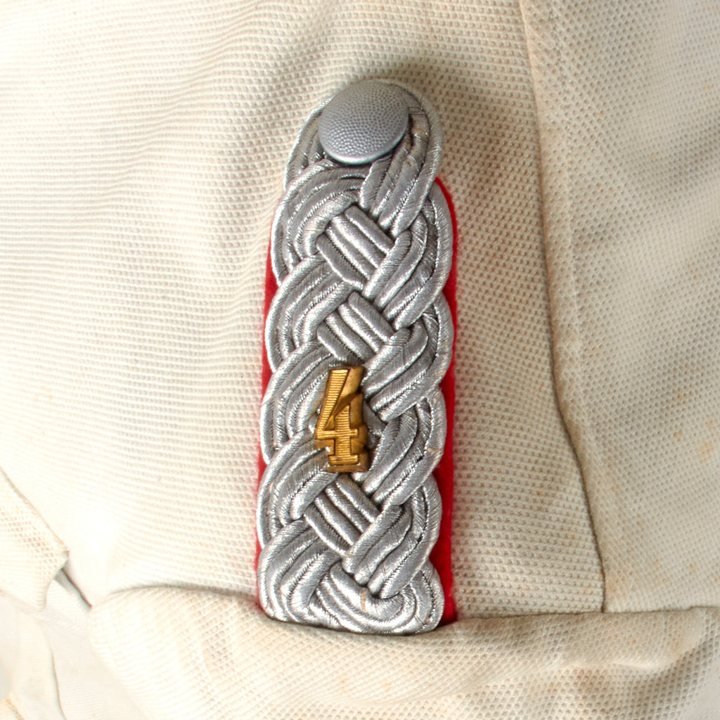 Original German WWII Heer Army 4th Artillery Major Officer Summer Whit ...