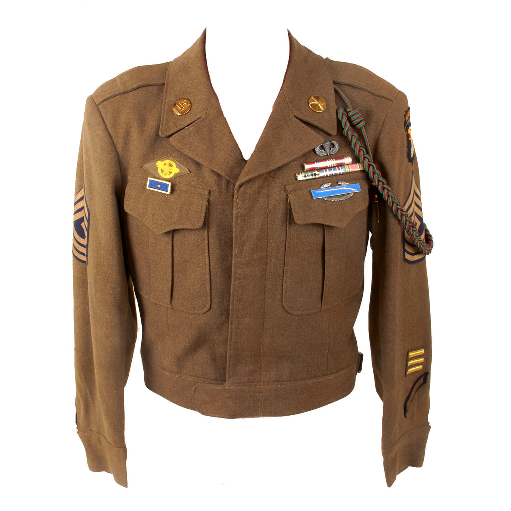 Original U.S. WWII 101st Airborne Division Paratrooper First Sergeant ...