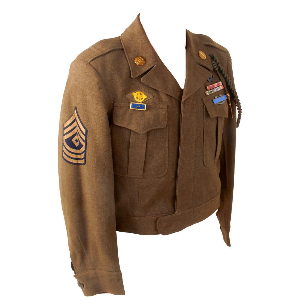 Original U.S. WWII 101st Airborne Division Paratrooper First Sergeant ...