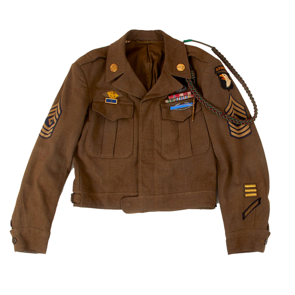 Original U.S. WWII 101st Airborne Division Paratrooper First Sergeant ...