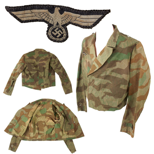 Original German WWII Field Workshop Produced Camouflage Panzer Wrap Tu ...