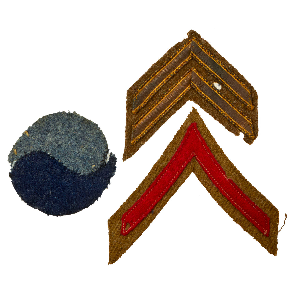 Original U.S. WWI 29th Division Purple Heart & Patch Grouping - 113th ...