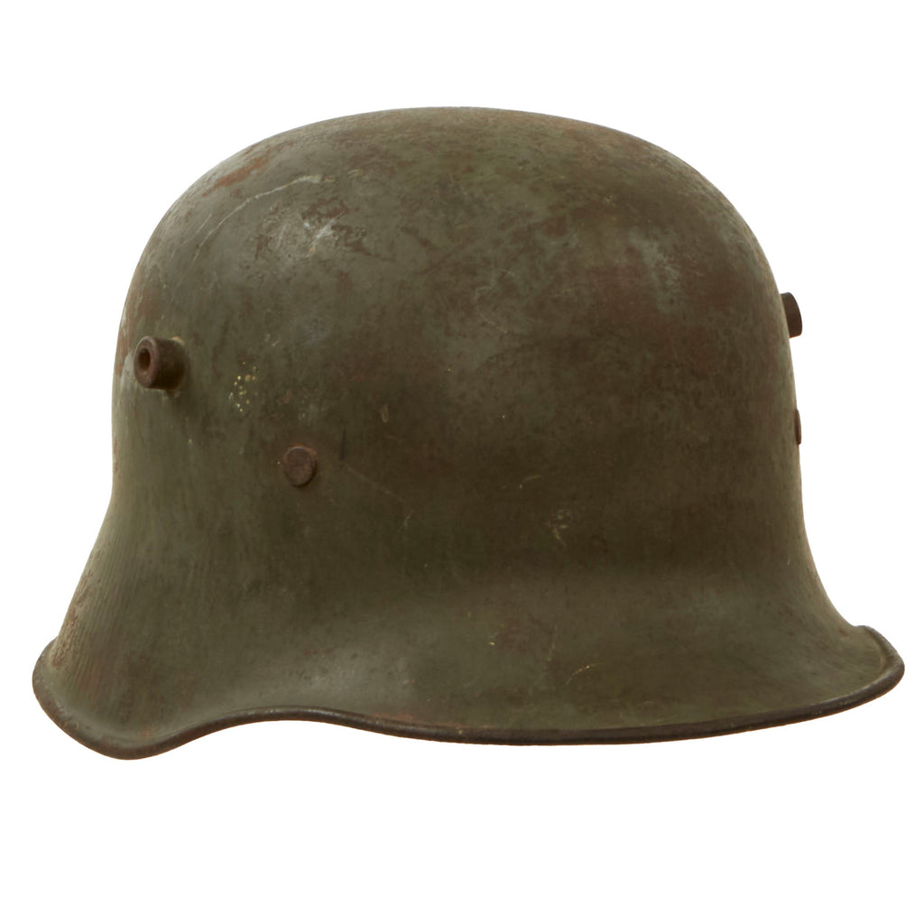 Original Imperial German WWI M1918 Stahlhelm with Liner & Incredibly S ...