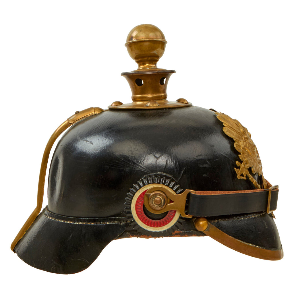 Original German WWI Prussian M1895 Artillery Pickelhaube Helmet Dated ...