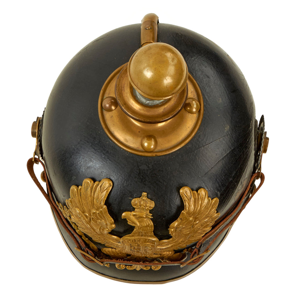 Original German WWI Prussian M1895 Artillery Pickelhaube Helmet Dated ...