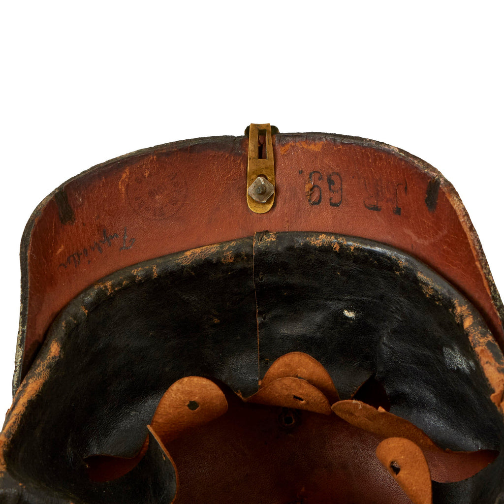 Original German WWI Prussian M1895 Artillery Pickelhaube Helmet Dated ...