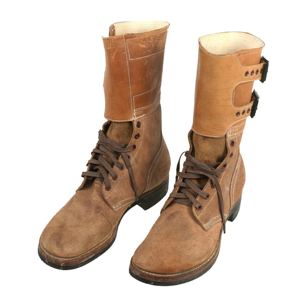Original U.S. WWII M1943 Double Buckle Combat Service Boots - Matched ...