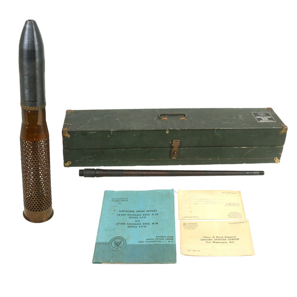 Original U.S. Post-WWII Inert 75mm M20 Recoilless Rifle Subcaliber Fir ...