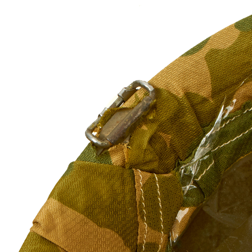 Original U.S. Korean War Era M1 Helmet with Camouflage Parachute Canop ...