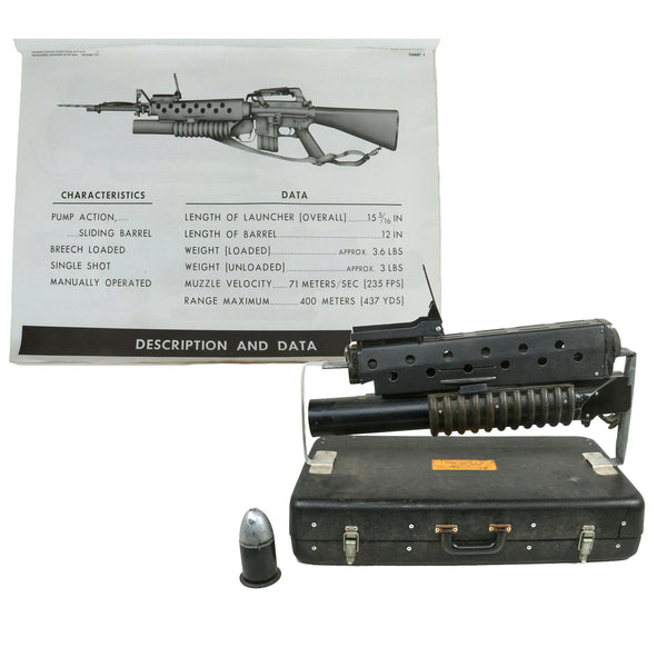Original U.S. Vietnam War Oversized XM203 Underbarrel Grenade Launcher ...