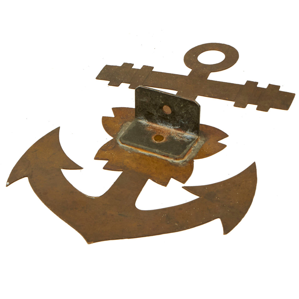 Original Imperial Japanese WWII Special Naval Landing Forces Brass Tan ...