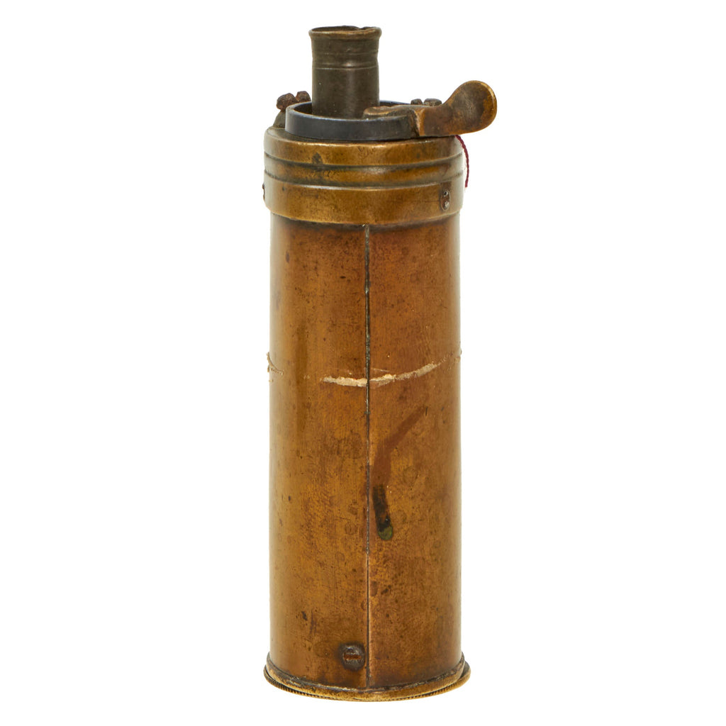 Original U.S. Revolutionary War - War of 1812 Era Pistol Flask with Ba ...