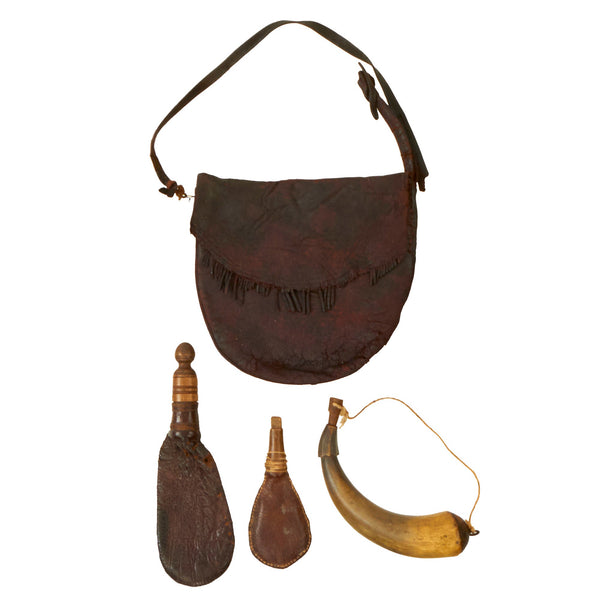 Original U.S. American Revolutionary War Era Rifleman’s Bag Set with P ...