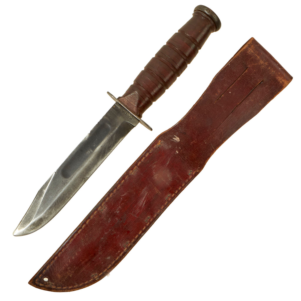 Original U.S. WWII USMC Early Blade-Marked Mark 2 KA-BAR Fighting Knif ...