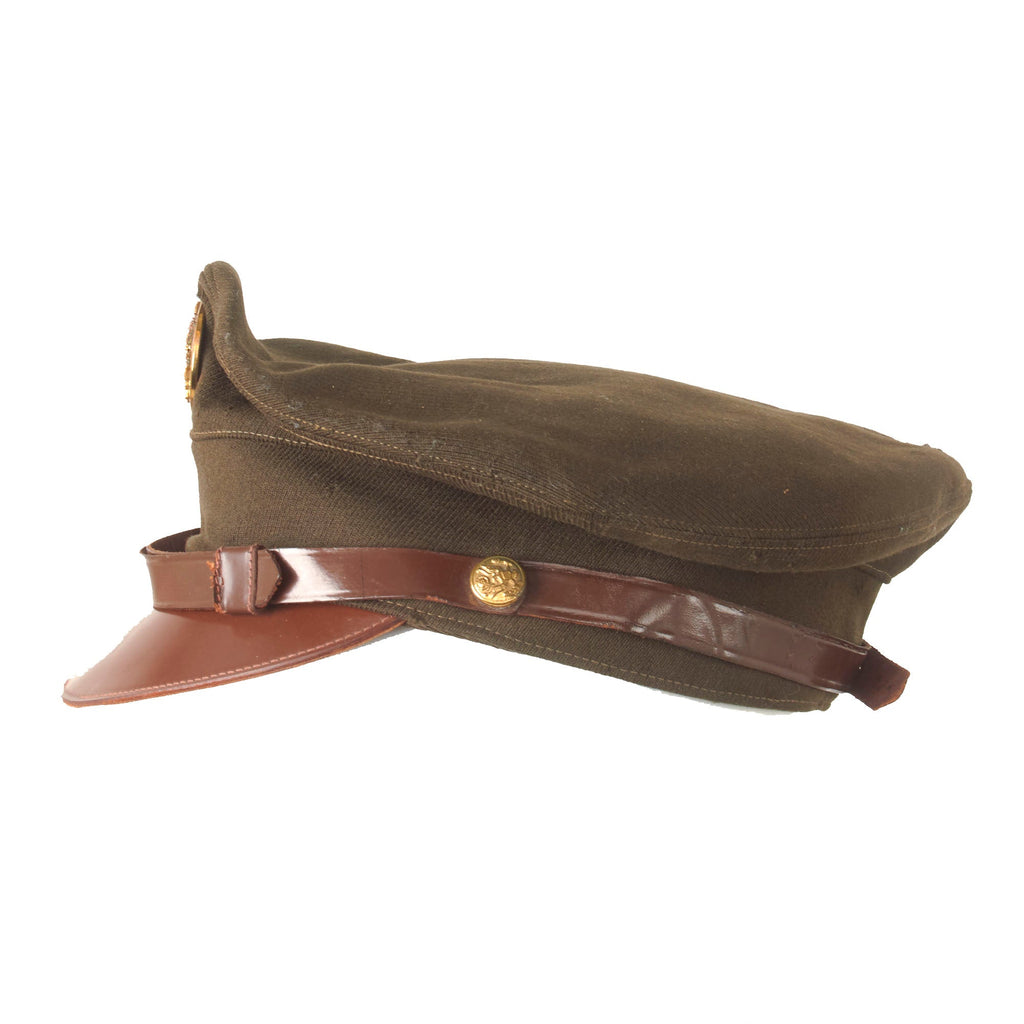 Original U.S. WWII US Army Enlisted Winter Service Crusher Cap - Size ...
