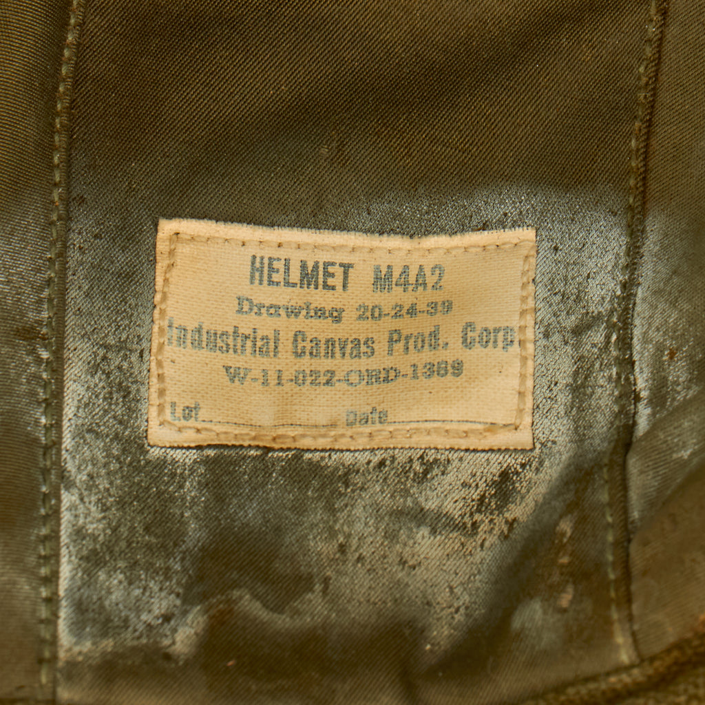 Original U.S. WWII USAAF Bomber Crew M4A2 Flak Helmet - Complete ...