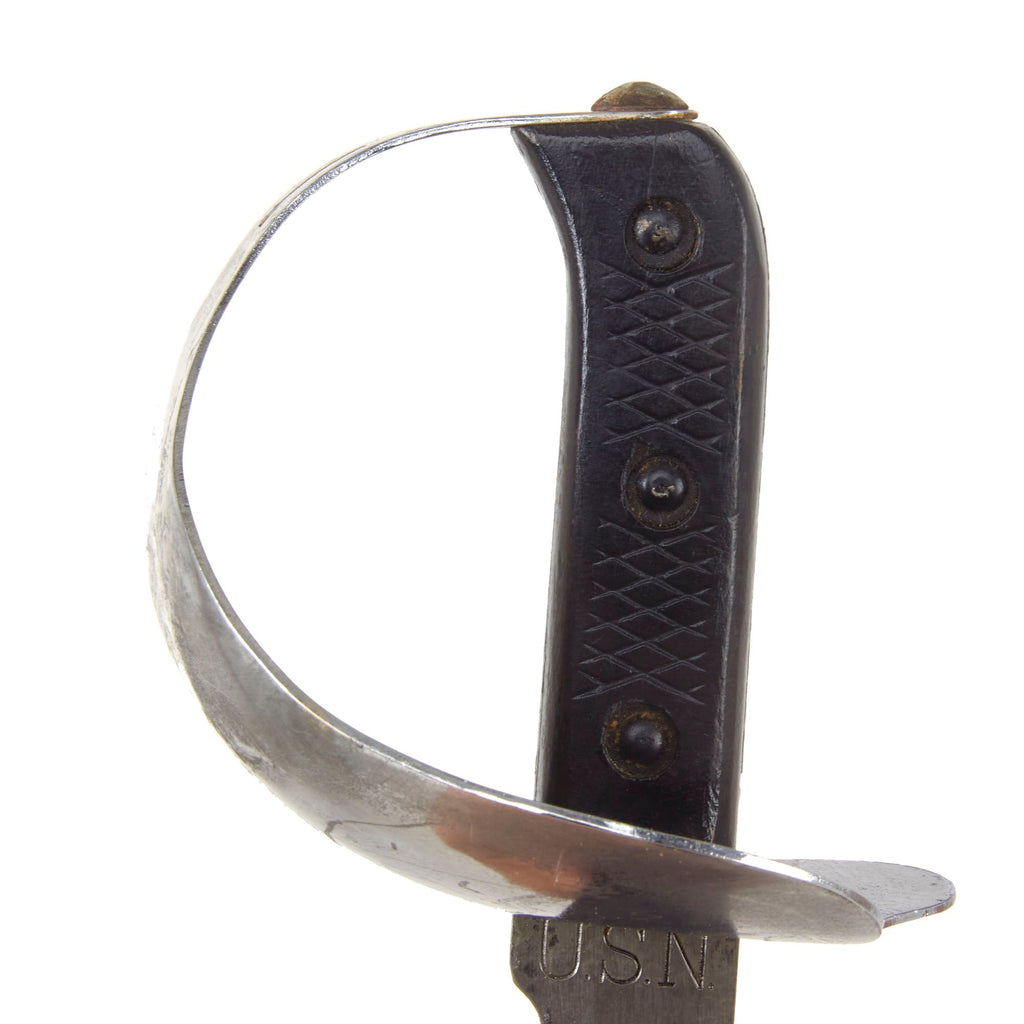 Original Rare U.S. WWI Navy M1917 Cutlass with Nickeled Hilt & Origina ...
