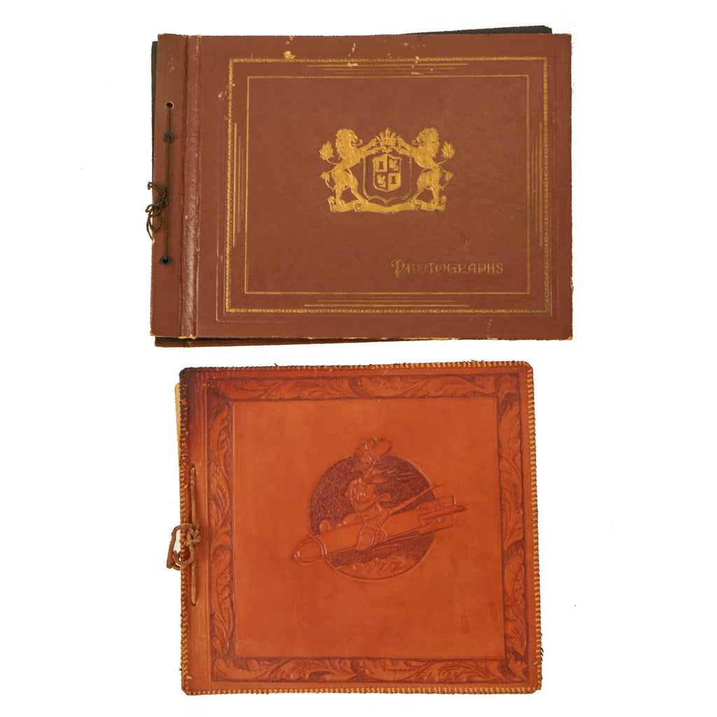 Original U.S. WWII USS Raton Officer Photo Albums with Photo of Sinkin ...